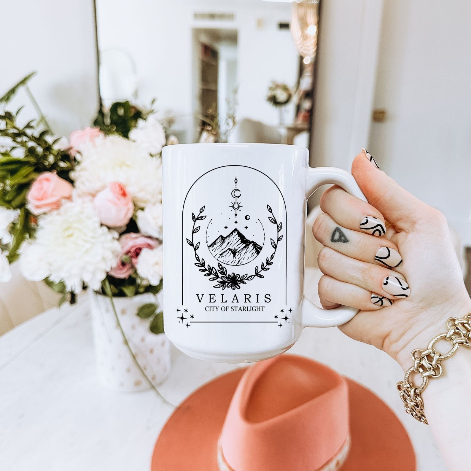 Velaris Coffee Cup, ACOTAR Coffee Cup, Gift for Fantasy Lovers, Gift ...