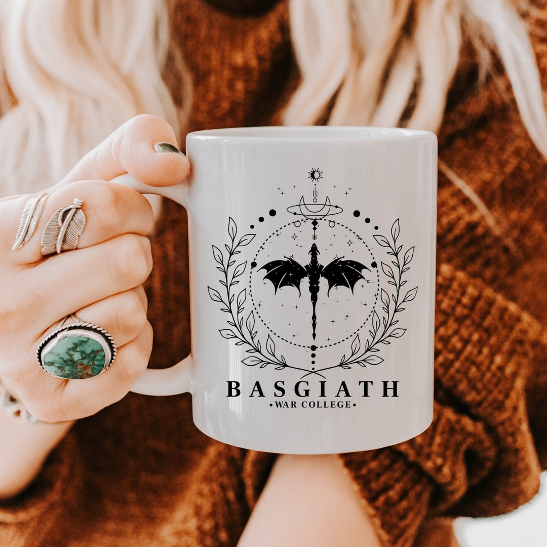 Basgiath War College Mug, Dragon Rider Cup, Fourth Wing Inspired Merch ...
