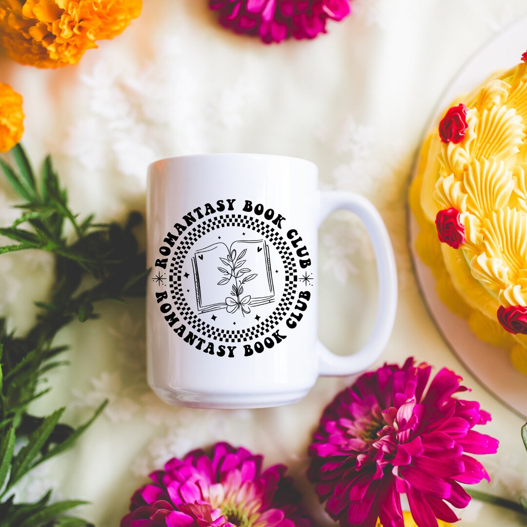 Romantasy Book Club Mug, Coffee Lover Gift, Book Lover Gift, Romance ...
