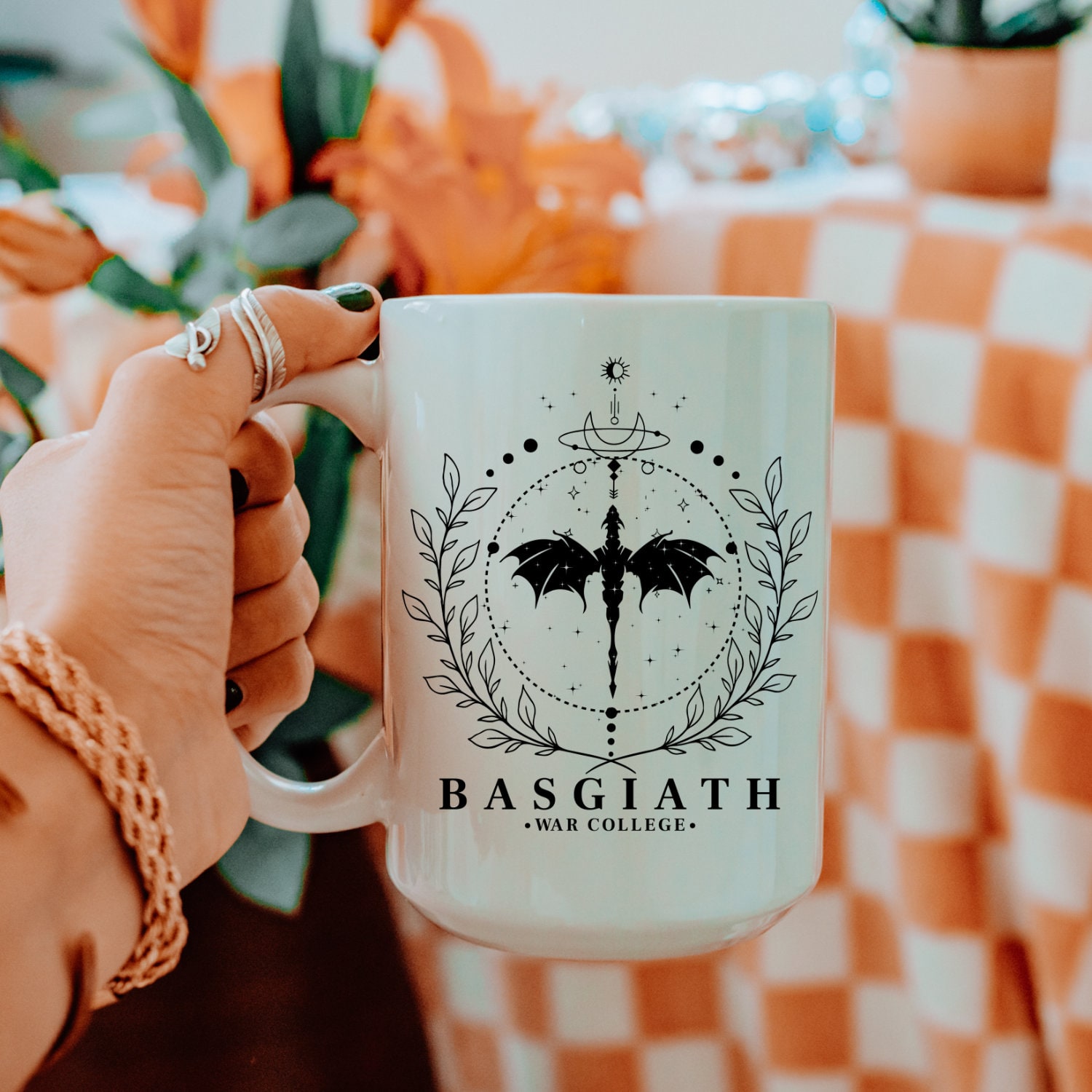 Basgiath War College Mug, Dragon Rider Cup, Fourth Wing Inspired Merch ...