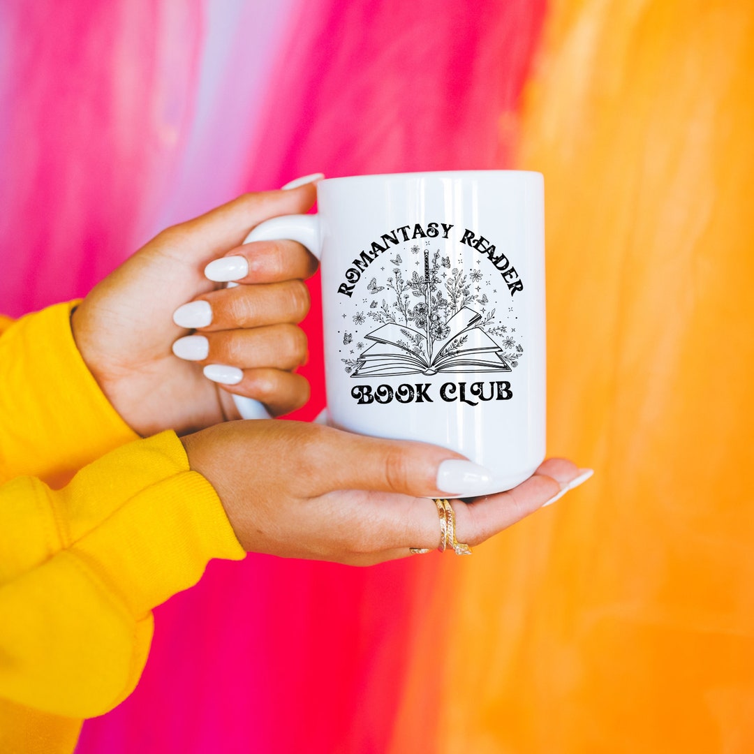 Romantasy Book Club Mug, Coffee Cup, Book Lover Gift, Fantasy Genre ...