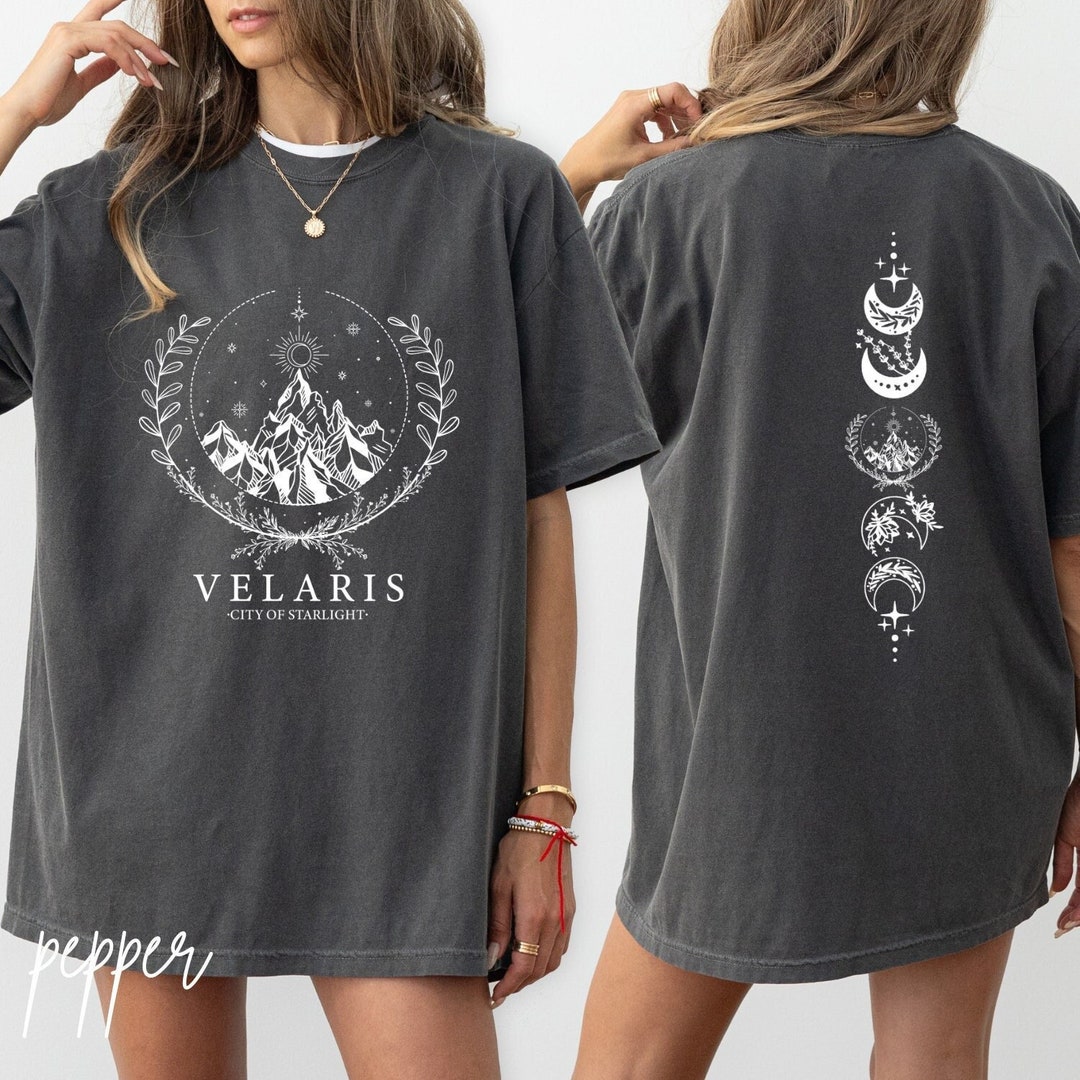 Velaris Shirt, Acotar Shirt, Comfort Colors Acotar Merch, Bookish Shirt ...