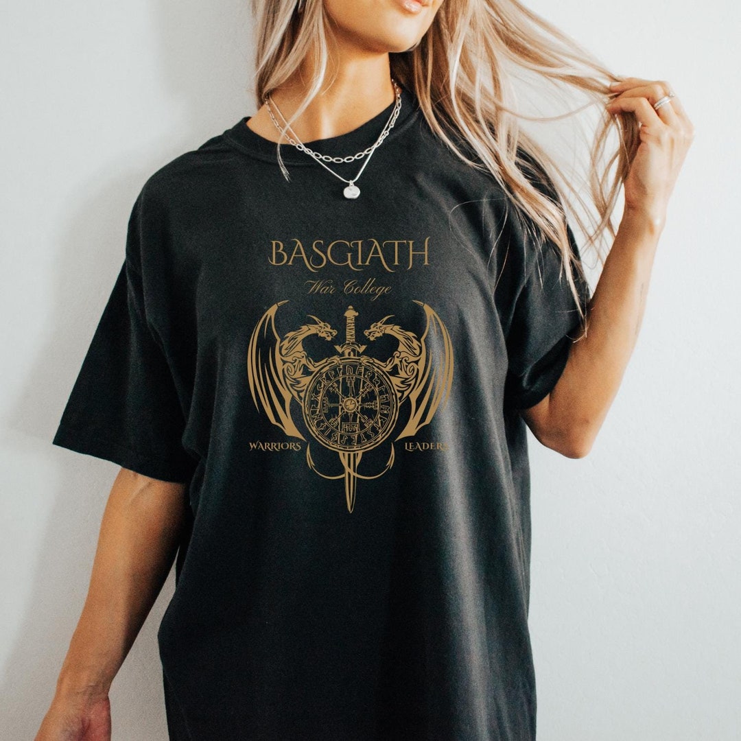 Basgiath War College, Fourth Wing Comfort Colors Shirt, Dragon Rider ...