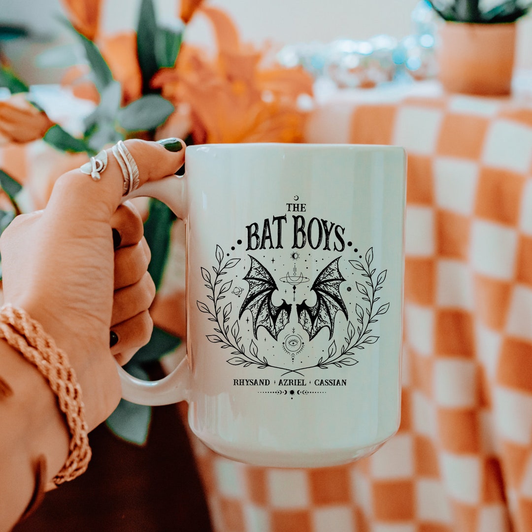 The Bat Boys Mug: ACOTAR Inspired Fantasy Coffee Cup - Etsy