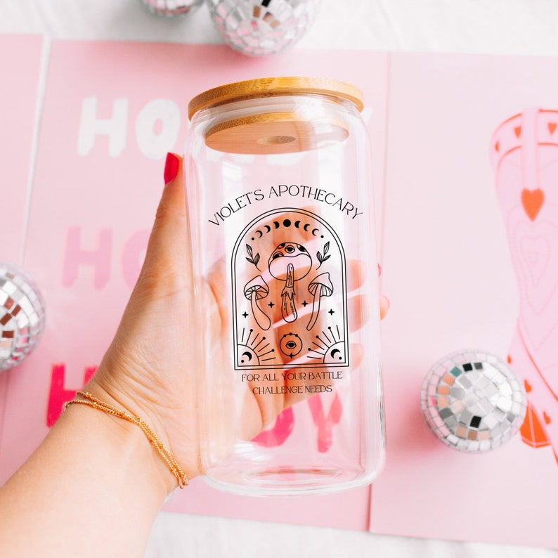 Violet's Apothecary Iced Coffee Cup Fourth Wing Cup Gift - Etsy