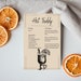 Hot Toddy Gift Basket Printable, Recipe Card Printable, Neighborhood ...