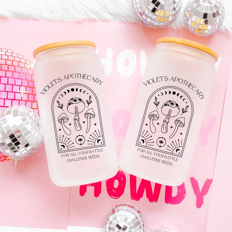 Violet's Apothecary Iced Coffee Cup Fourth Wing Cup Gift - Etsy