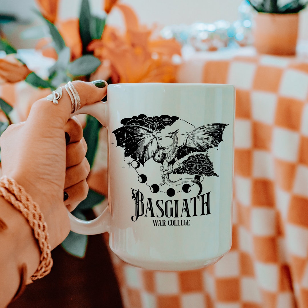 Basgiath War College Cup, Fourth Wing Mug, Dragon Coffee Cup, Gift for ...