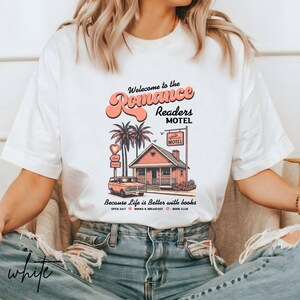 Welcome to the Romance Readers Hotel Shirt, Vintage Book Shirt, Gift ...