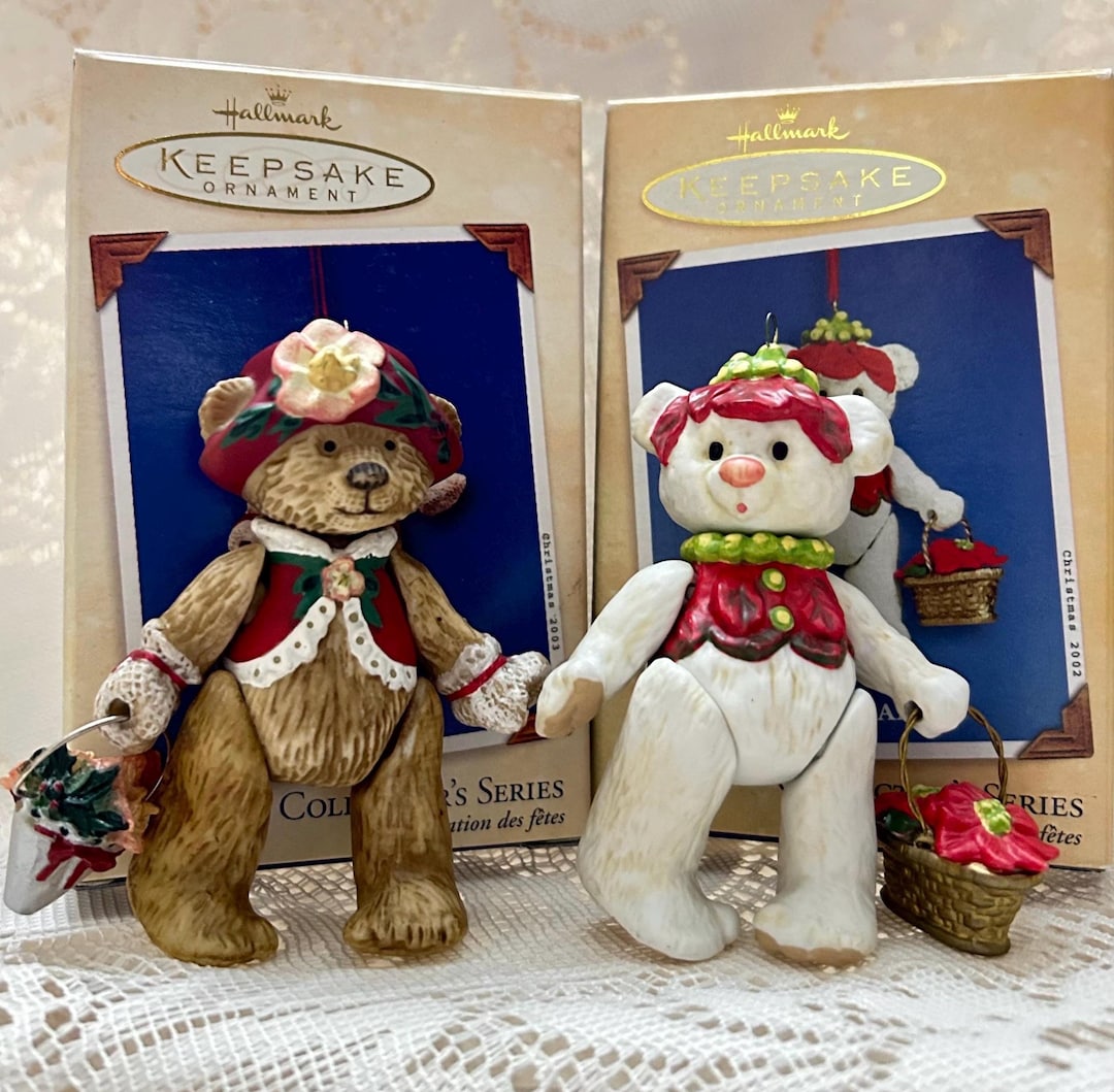 Hallmark Gift Bearers Teddy Bears Keepsake Ornaments Christmas - Etsy