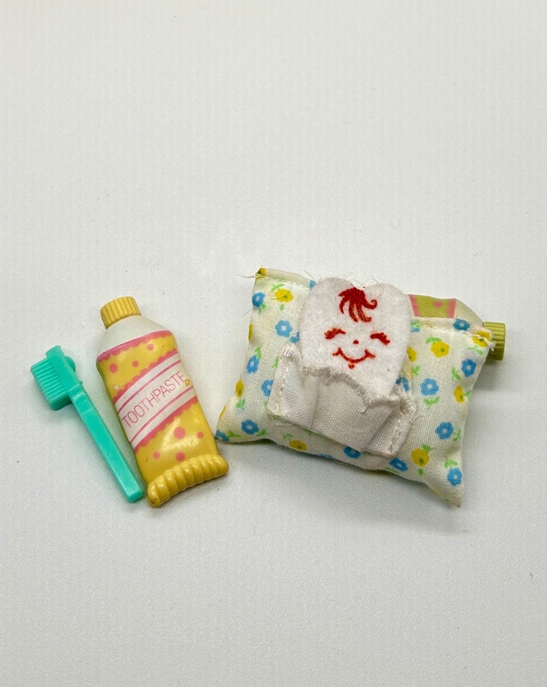 Vintage My Little Pony G1 First Tooth Pillow Toothpaste Tube Toothbrush ...