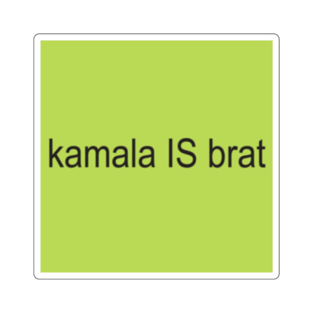 Kamala IS Brat Square Stickers - Etsy