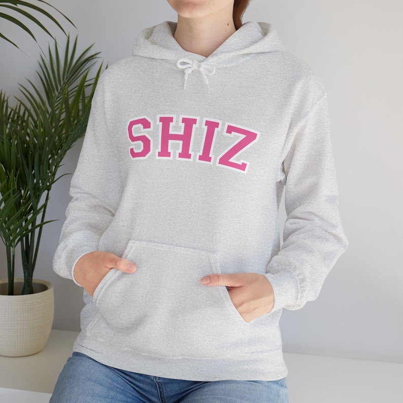 Shiz University Hoodie With Glinda Pink Letters Unisex Heavy Blend ...