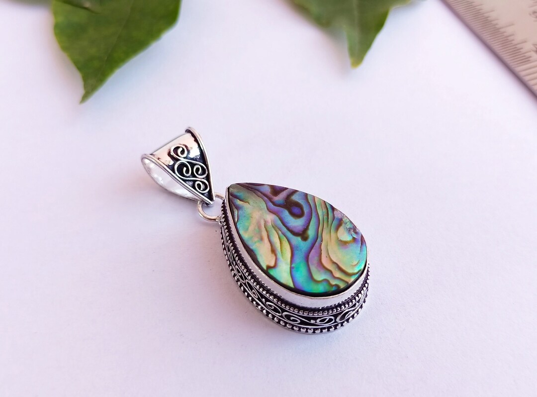Handmade Abalone Shell Pendant Necklace Pendants\abalone Pendants ...