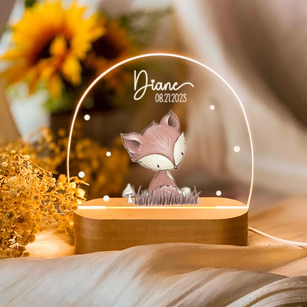 Night Light Fox - Etsy