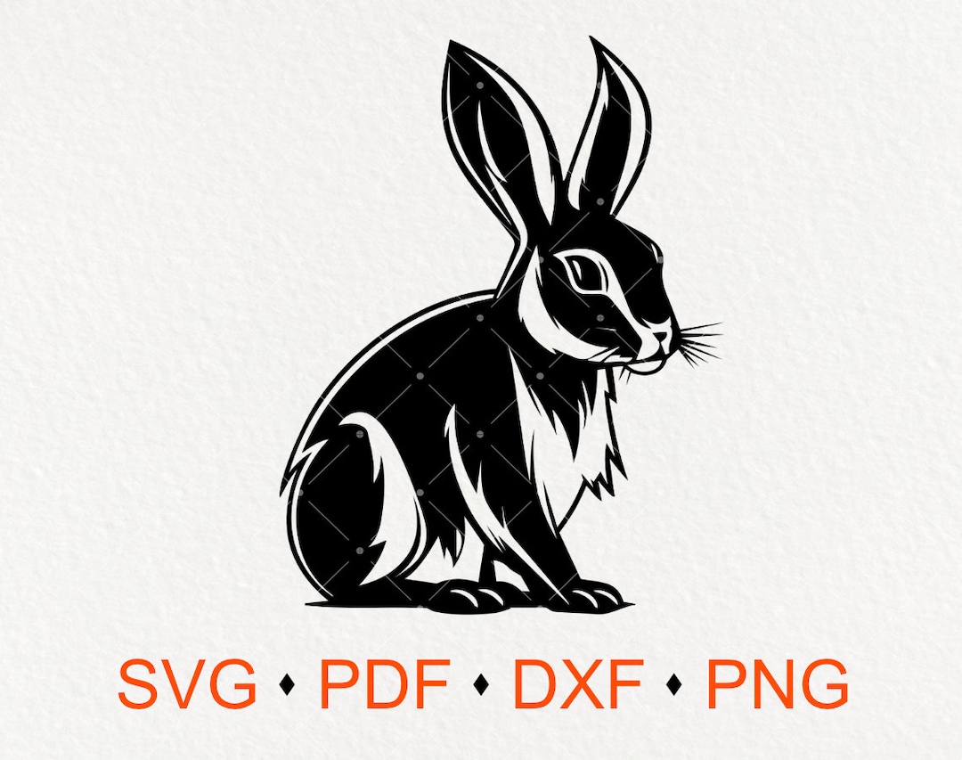 Rabbit Svg, Bunny Clipart, Digital Download - Premium Designs for ...