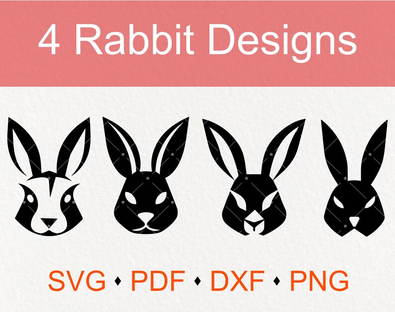 Rabbit SVG, Rabbit Vector, Rabbit Silhouette, Bunny Cutfile | Printable ...