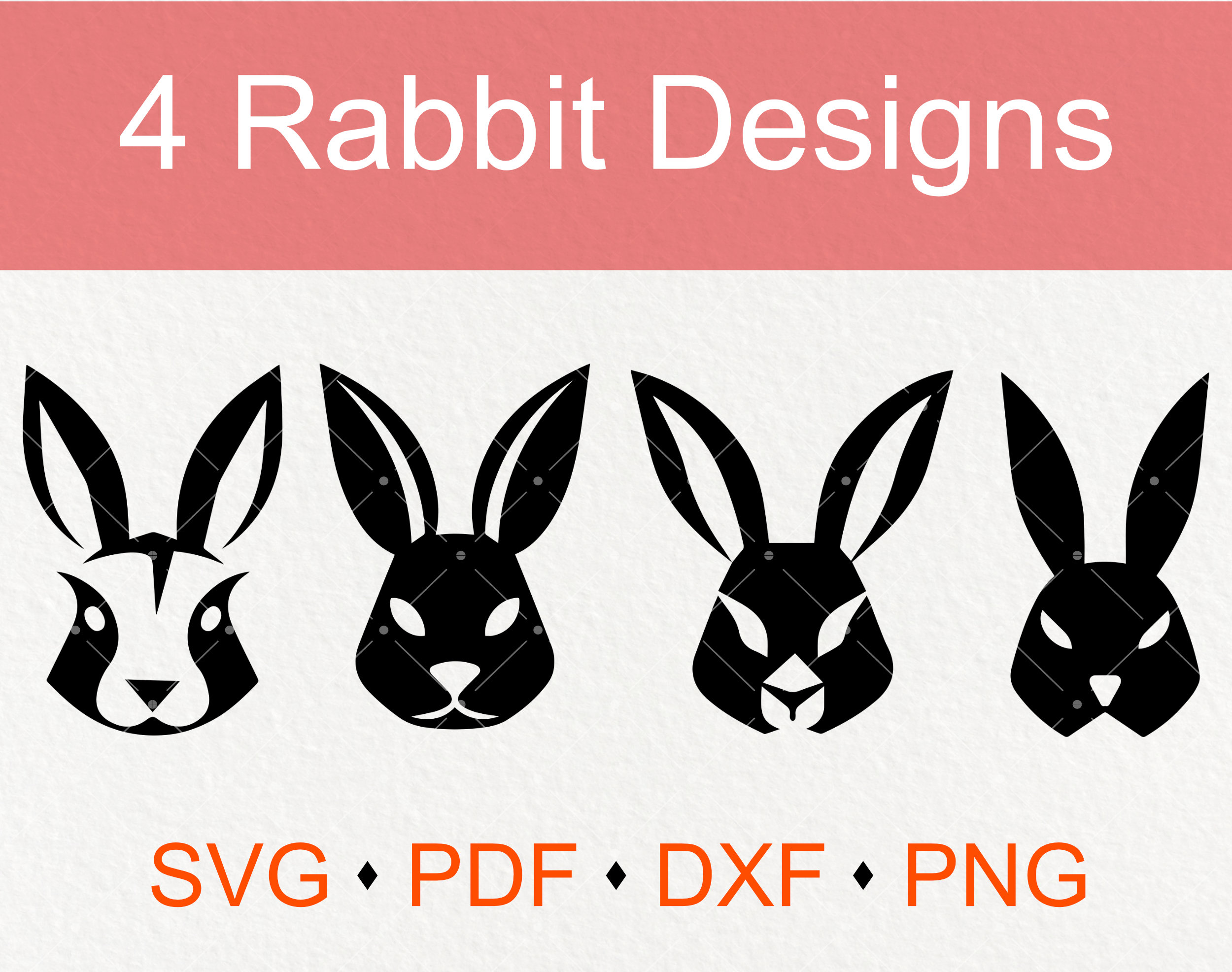 Rabbit SVG, Rabbit Vector, Rabbit Silhouette, Bunny Cutfile | Printable ...