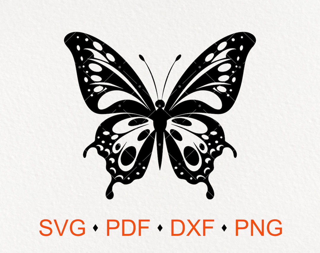 Mariposa SVG, Cricut, Silueta, Mariposa DXF, Png, Jpg, pdf, Archivo ...