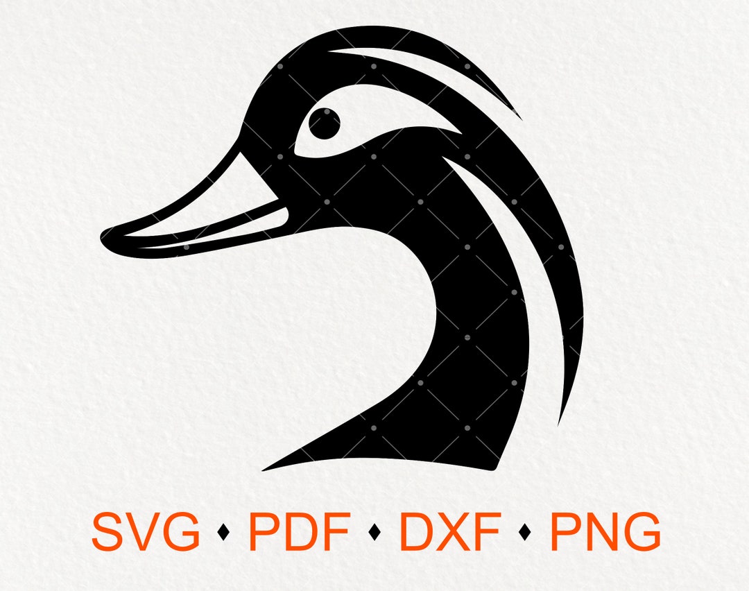 Cute Duck SVG Cut File | Duck Clipart Svg, Jpg, Png, Pdf, Dxf | Digital ...