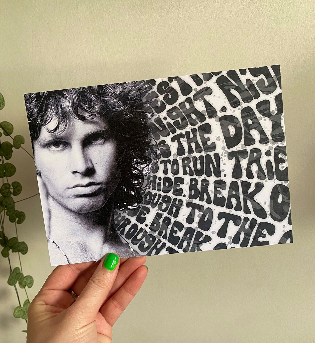A5 Jim Morrison Print - Etsy