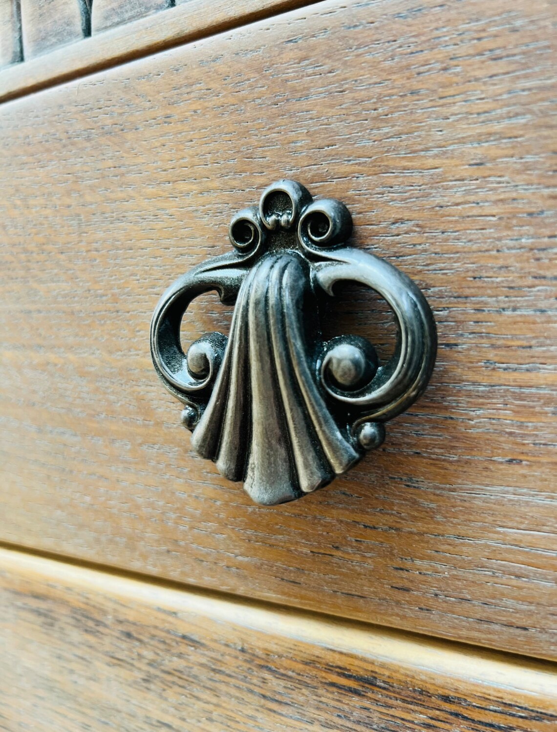 Sold Sold Harris Lebus MCM Three Drawer Art Deco Chest of Drawers Hand ...