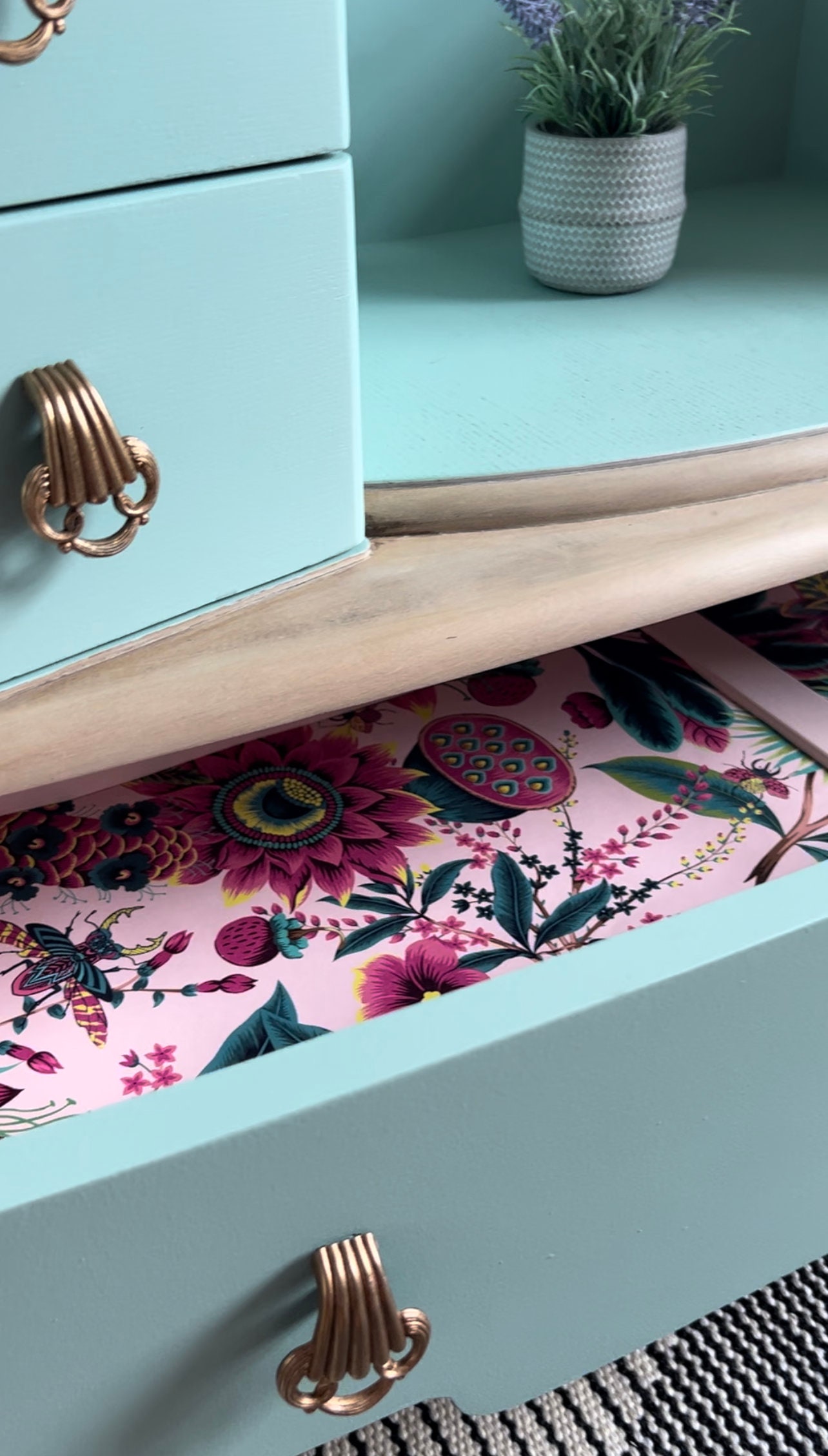 Rare Harris Lebus Vintage Art Deco Dressing Table Dresser Chest of ...