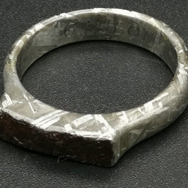Meteorite ring - Etsy.de