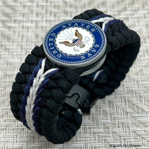US Navy Bracelet, Veteran Sailor Gift, Military Jewelry, Armed Forces ...