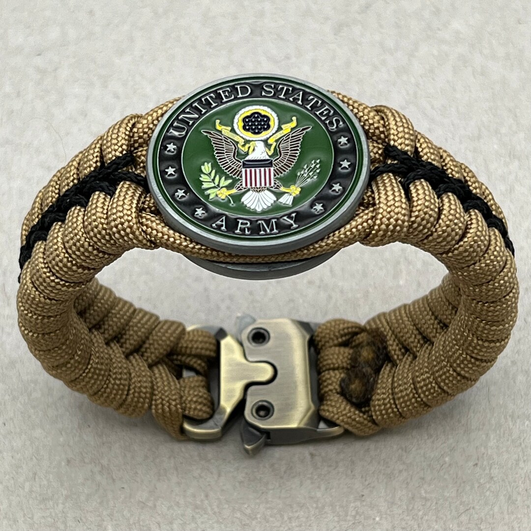 US Army Bracelet, United States Army Jewelry, Veteran Soldier Gift ...