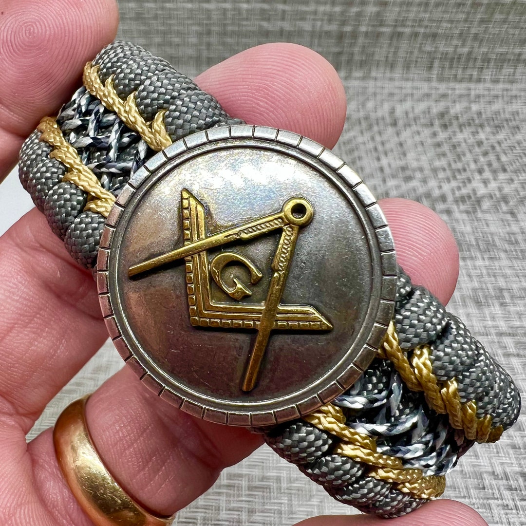 Freemason Bracelet Paracord Bracelet Masonic Gifts Masonic - Etsy