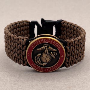 USMC Bracelet Gift for Veteran Active Duty or Marine Corps Boot Camp ...