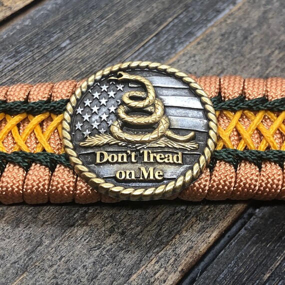 Jewelry Woven & Braided Bracelets Gadsden paracord bracelet Dont Tread ...