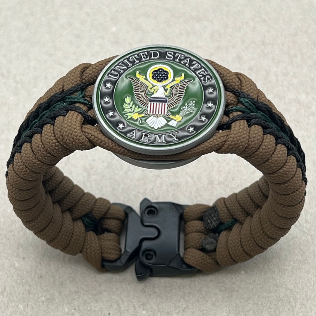 US Army Bracelet, United States Army Jewelry, Veteran Soldier Gift ...