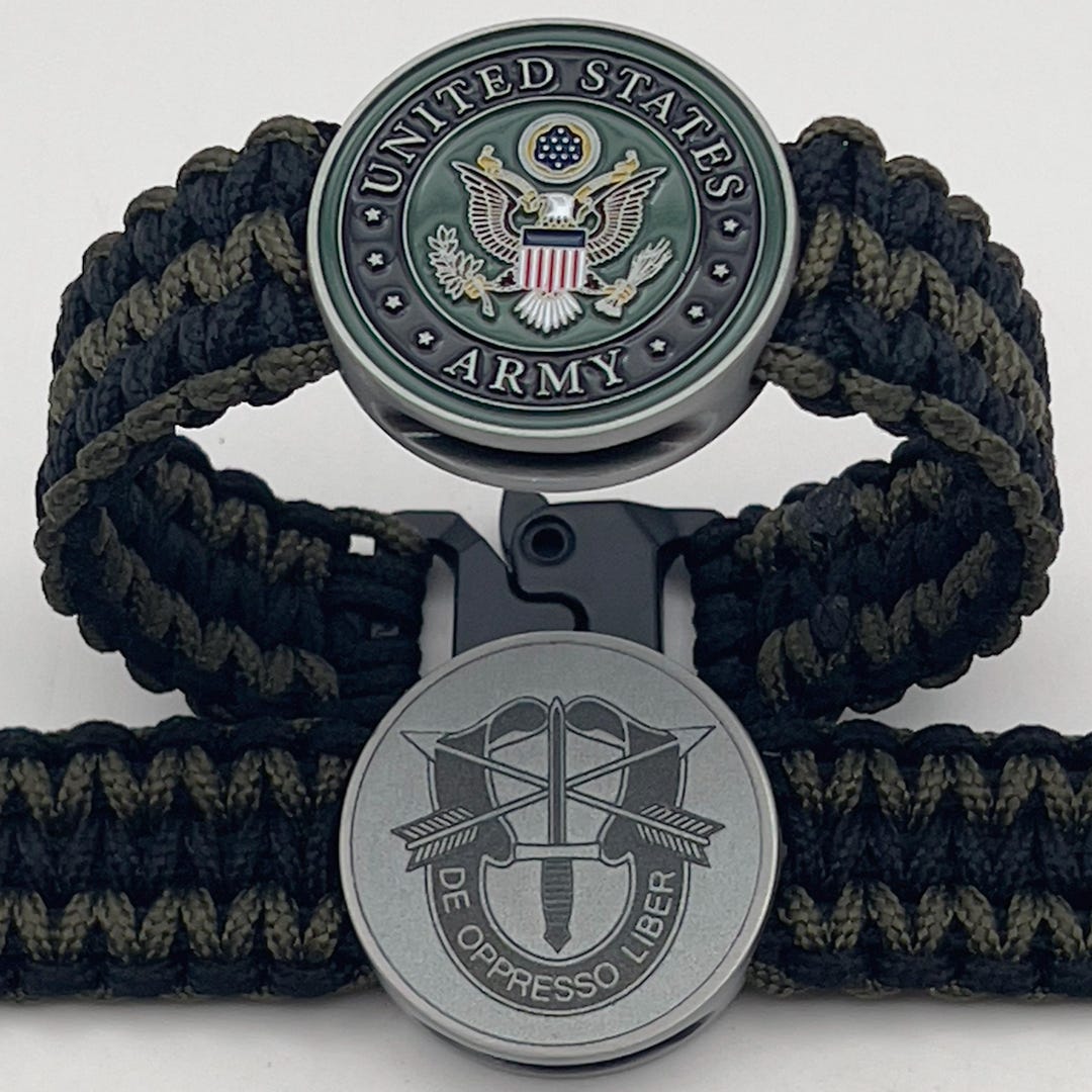 United States Army Special Forces Bracelet, Retirement Gift for Soldier ...