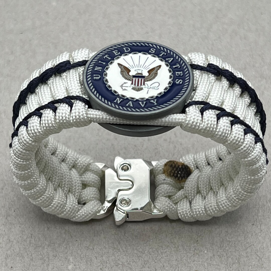 US Navy Paracord Bracelet, United States Navy Veteran Sailor Gift, Navy ...