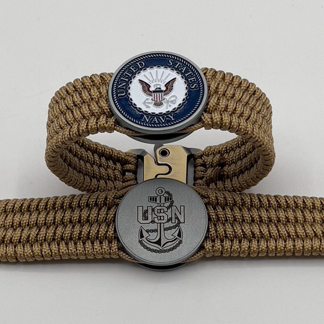 United States Navy Chief Anchor Insignia Bracelet Gift, Iraq ...