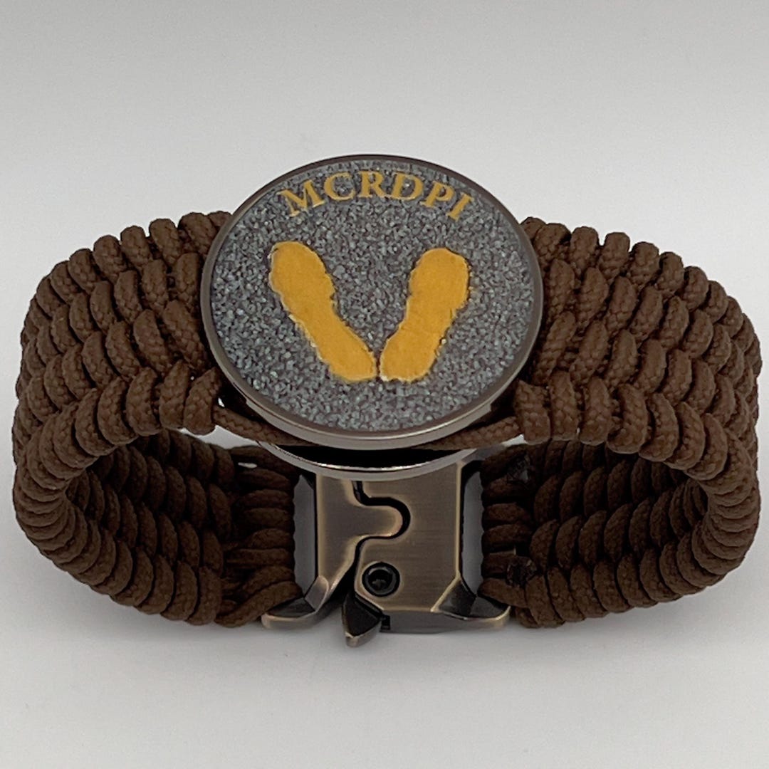 USMC Yellow Footprints Bracelet: Marine Corps Boot Camp Gift - Etsy
