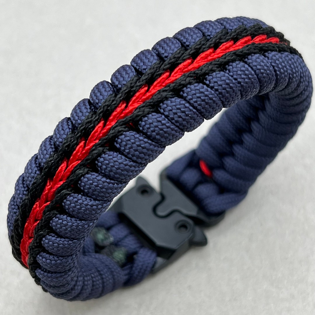 US Marine Corps Paracord Bracelet, USMC Gift for Veteran, Marine Mom ...