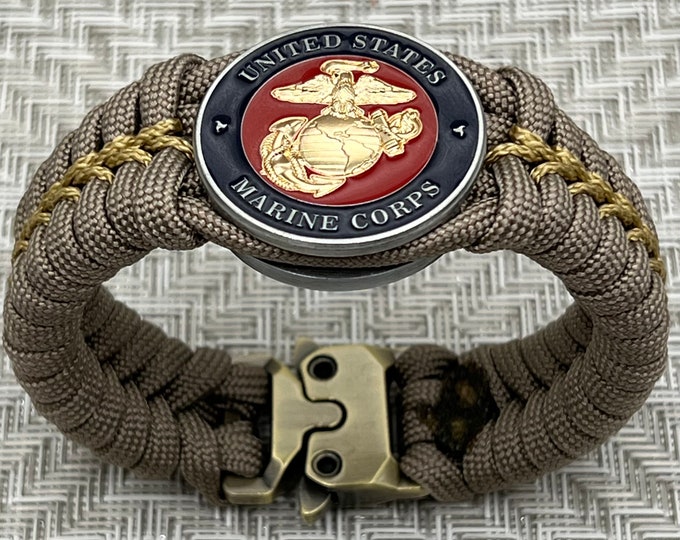United States Marines USMC Micro Paracord Bracelet - Etsy