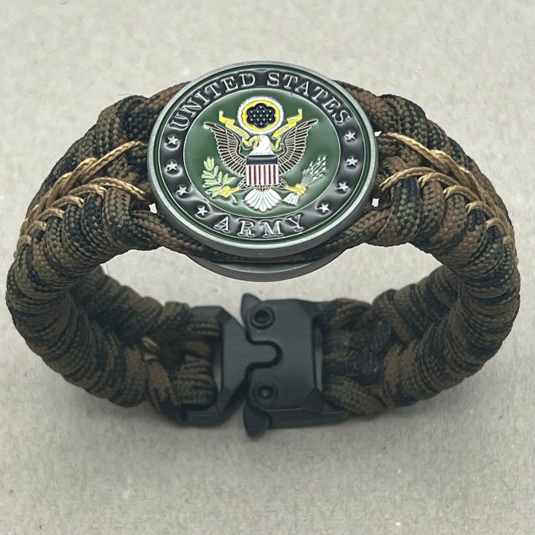 US Army Bracelet, United States Army Jewelry, Veteran Soldier Gift ...