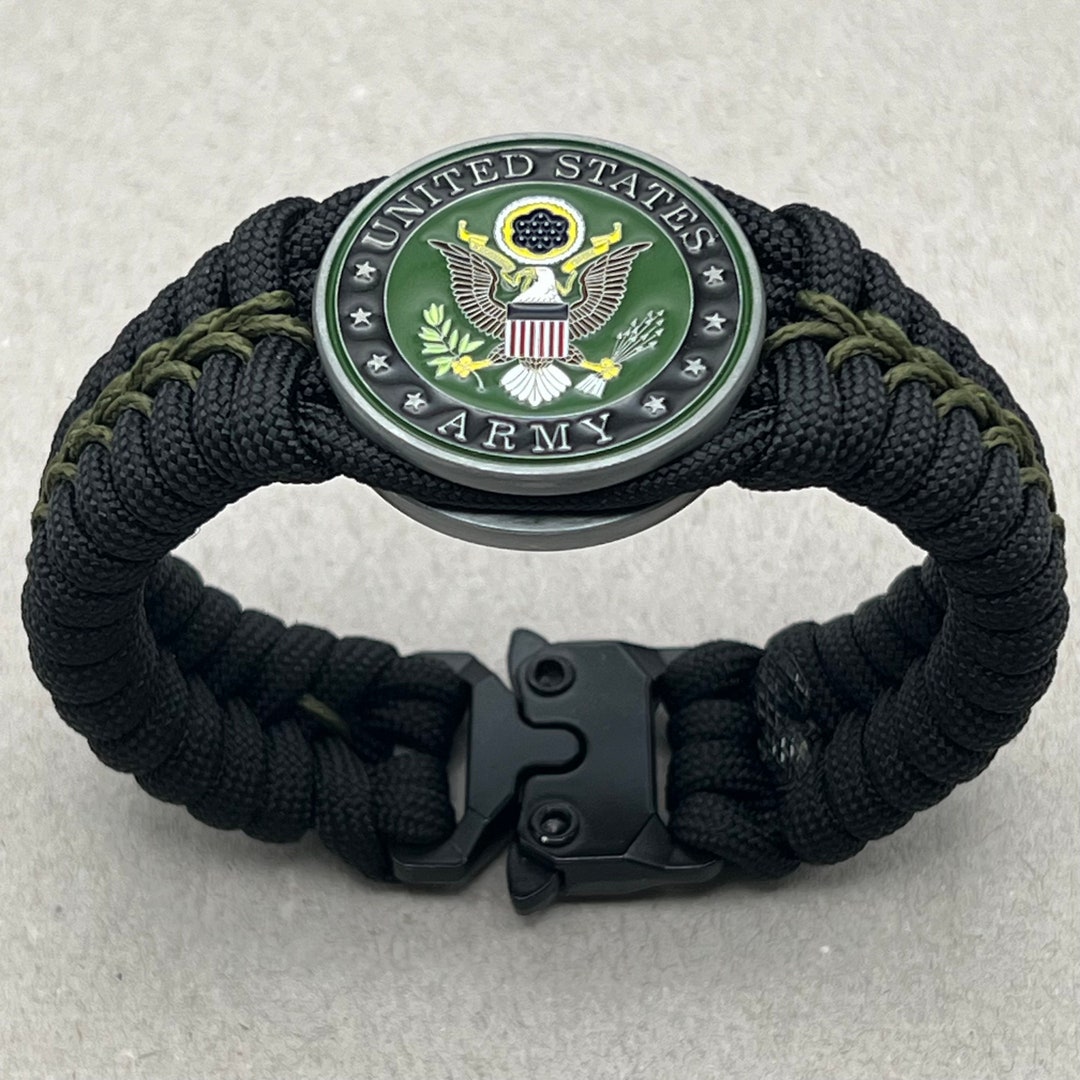 US Army Bracelet, United States Army Jewelry, Veteran Soldier Gift ...