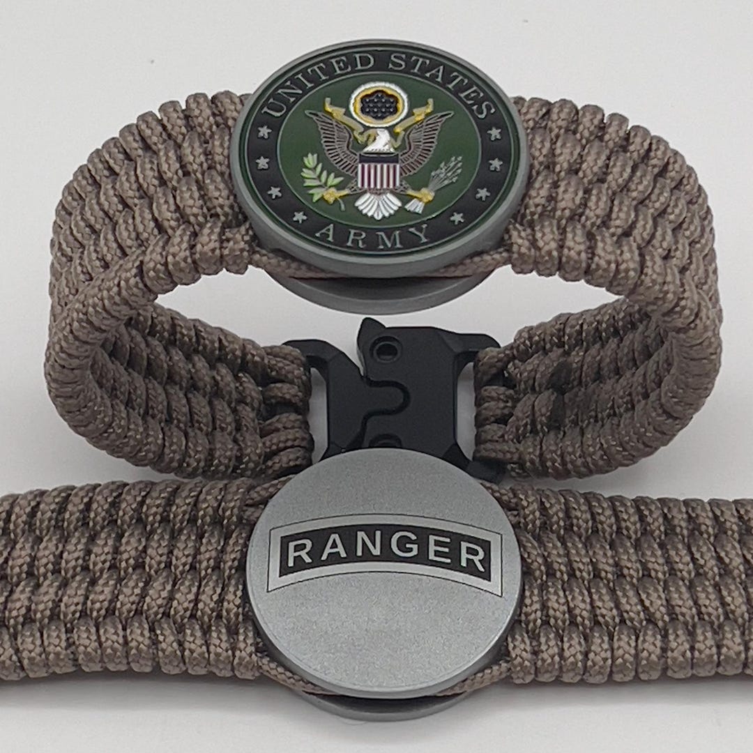 Engraved US Army Ranger Bracelet, Boot Camp Gift for Soldier, Gift for ...