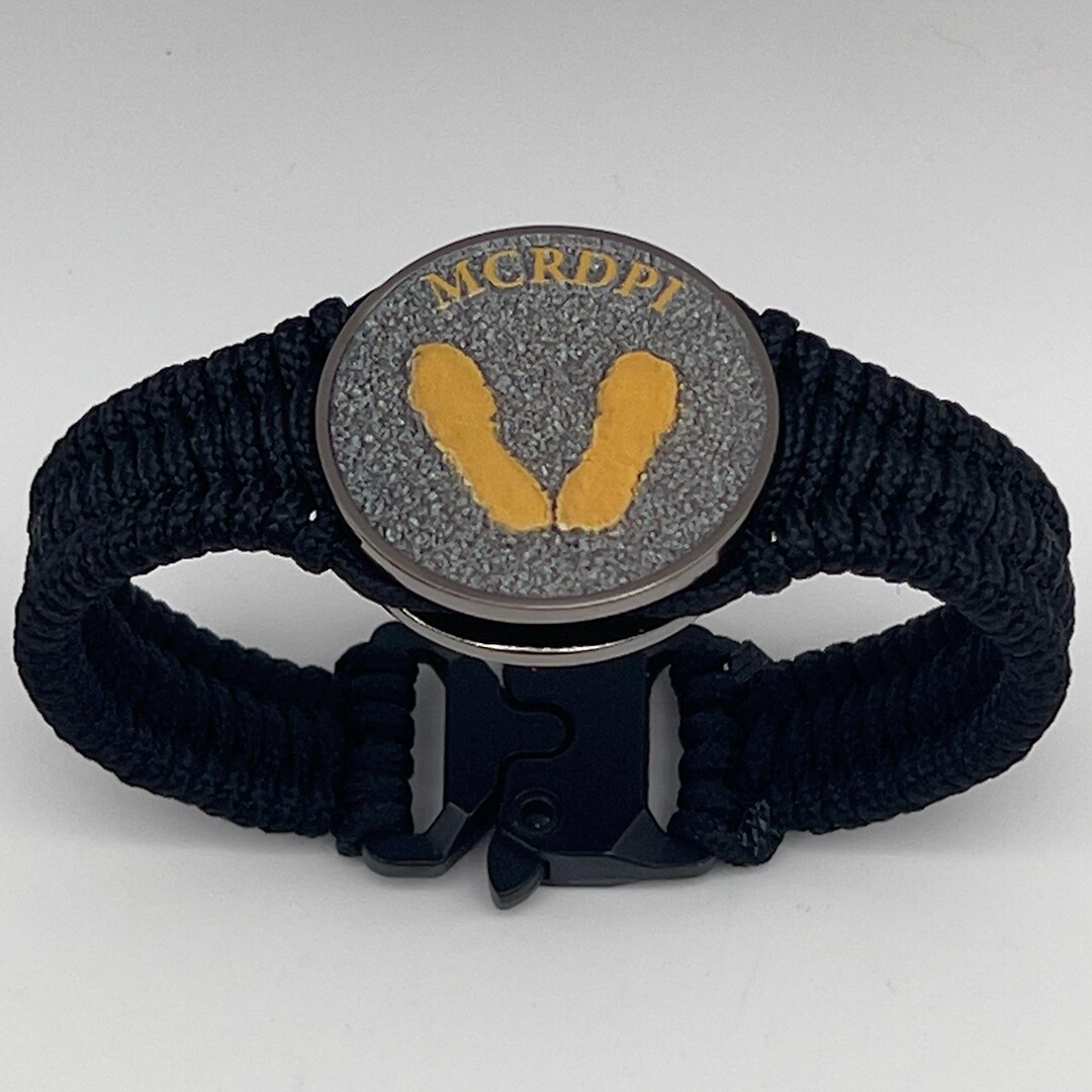 USMC Yellow Footprints Bracelet: Marine Corps Boot Camp Gift - Etsy