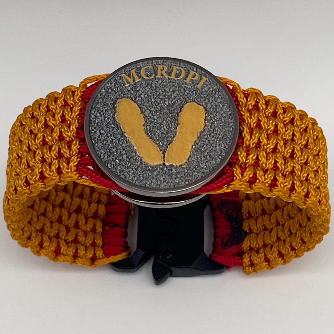 USMC Yellow Footprints Bracelet: Marine Corps Boot Camp Gift - Etsy