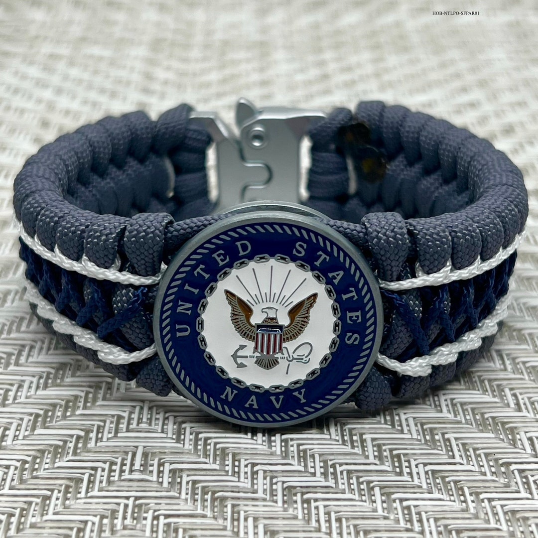 US Navy Bracelet Gift for Sailor, Veteran Gift, Retired Armed Forces ...
