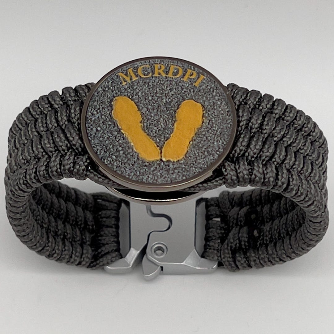 USMC Yellow Footprints Bracelet: Marine Corps Boot Camp Gift - Etsy