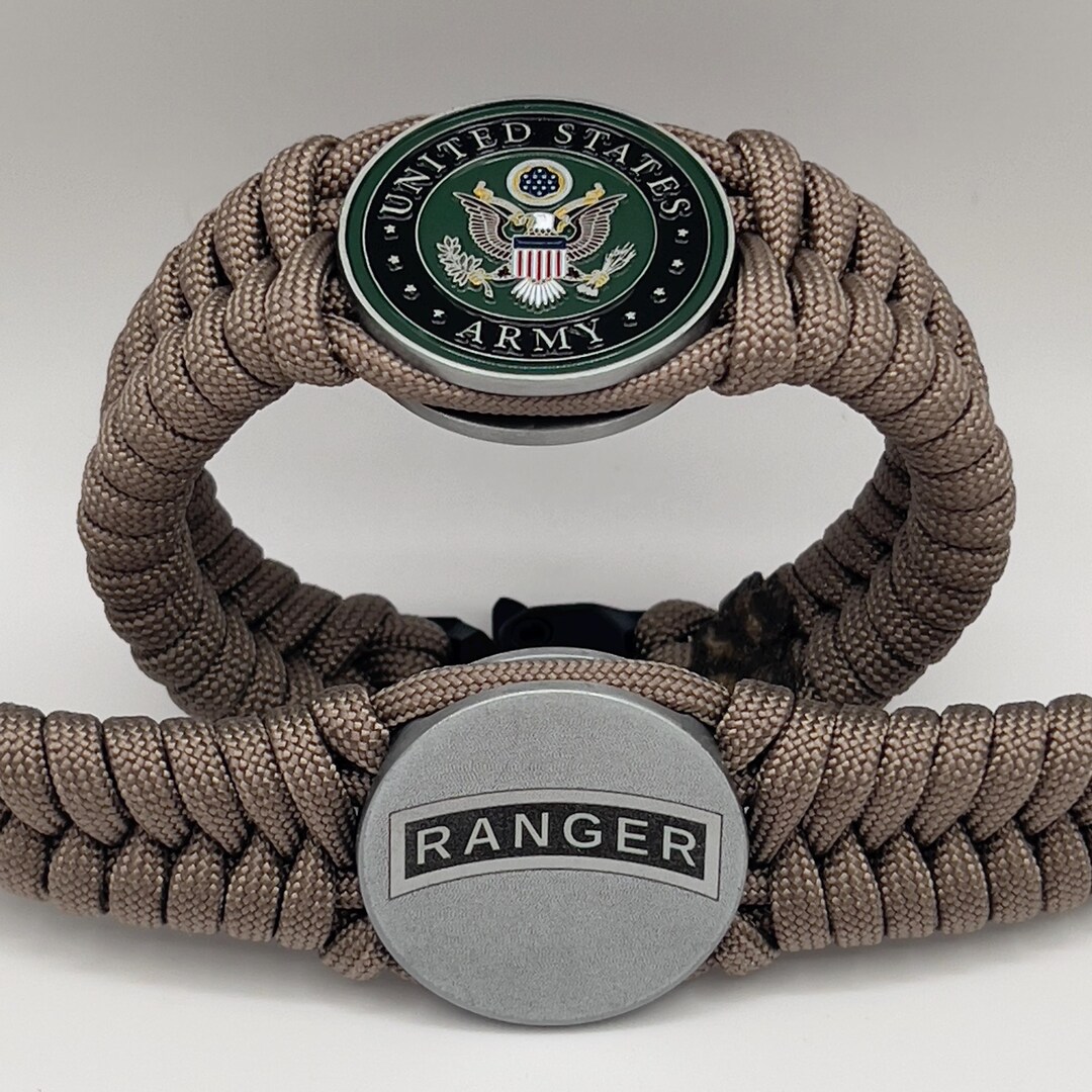 Engraved US Army Ranger Bracelet: Military Veteran Gift - Etsy