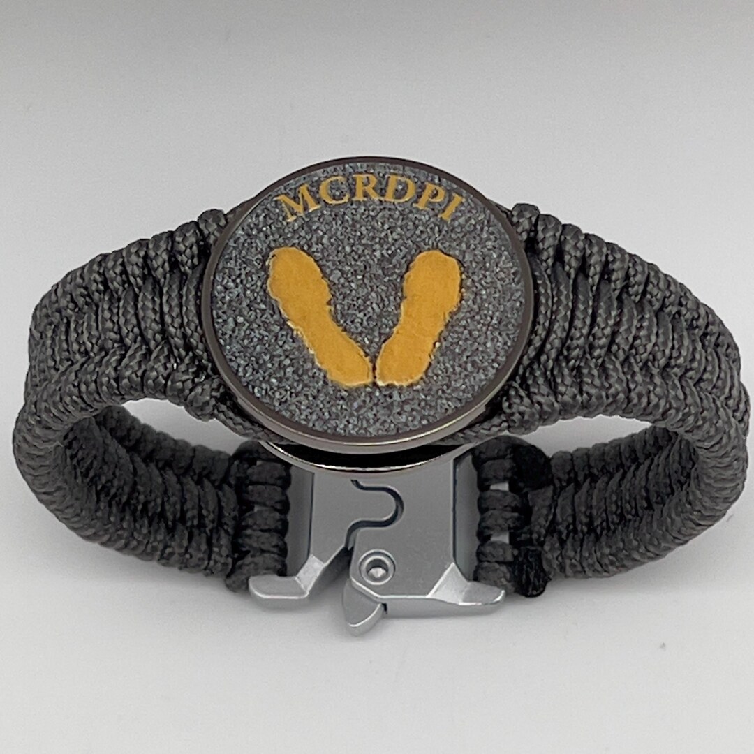 USMC Yellow Footprints Bracelet: Marine Corps Boot Camp Gift - Etsy