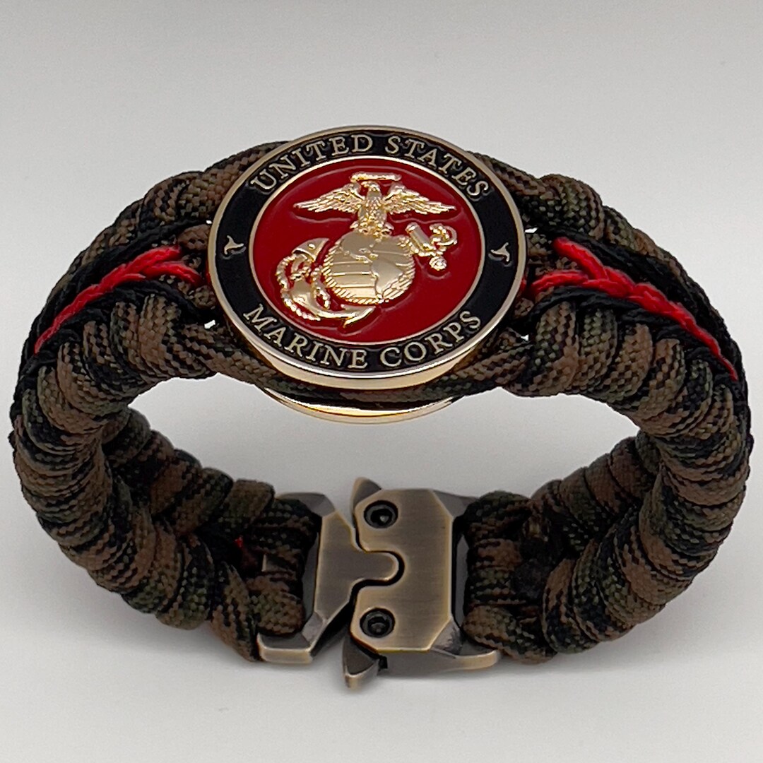 Handmade USMC Gift: Personalized Custom Marine Corps Medallion - Semper ...